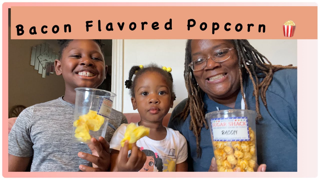 Bacon Popcorn Taste Test: Sugar Shack - YouTube