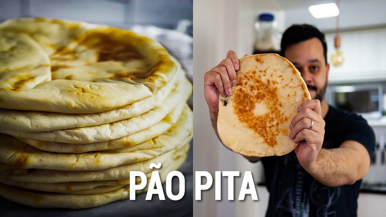 A RECEITA SECRETA DE PÃO PITA CASEIRO MUITO FÁCIL | COMIDA ÁRABE - YouTube
