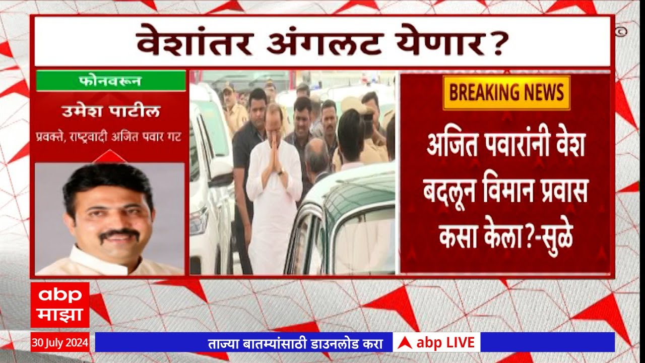 Umesh Patil on Supriya Sule : अजित पवारांविरोधात विनाकारण सनसनाटी तयार ...