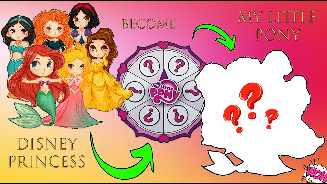 Disney Princess become My Little Pony: Fun and Easy DIY & Dolls Craft ...