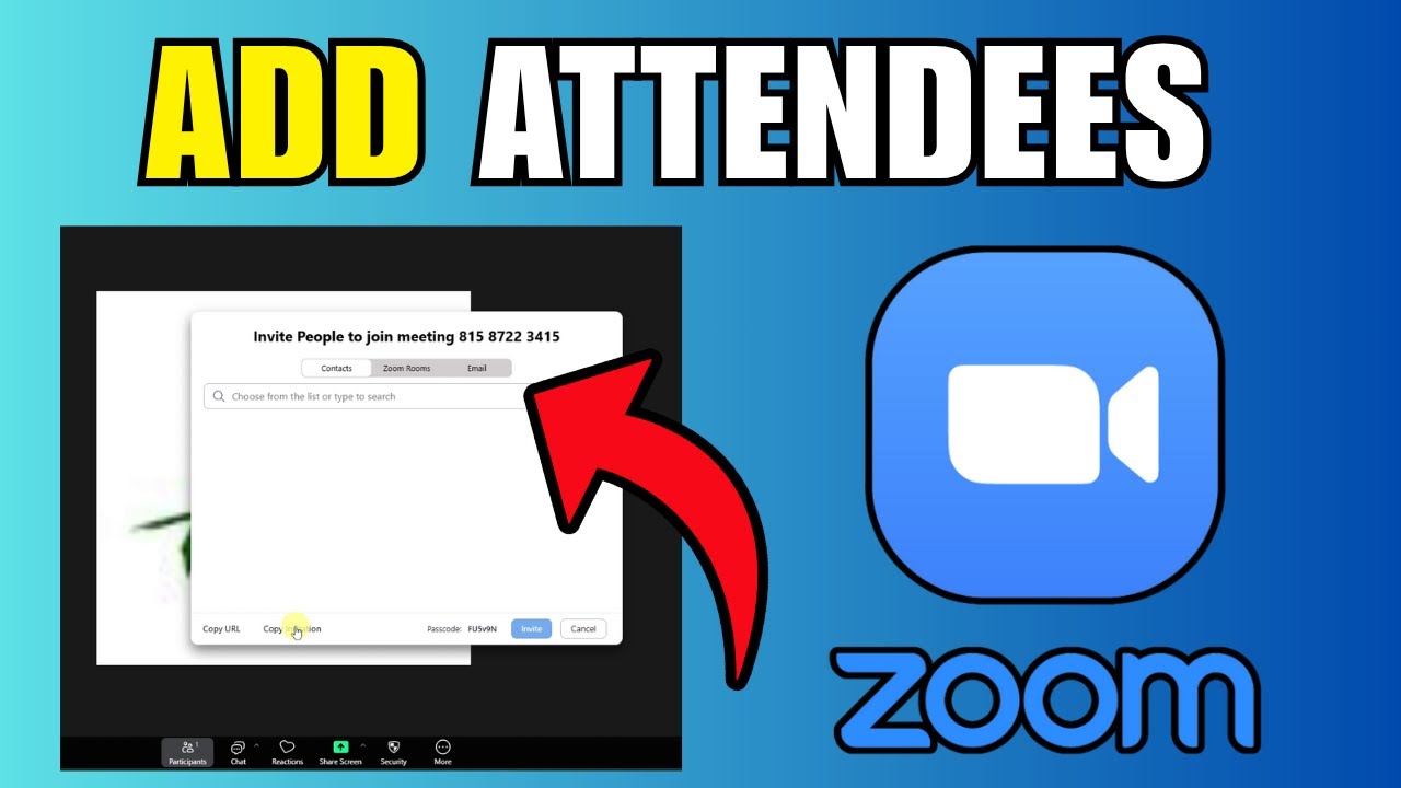How To Add Attendees in Zoom - Complete Guide - YouTube