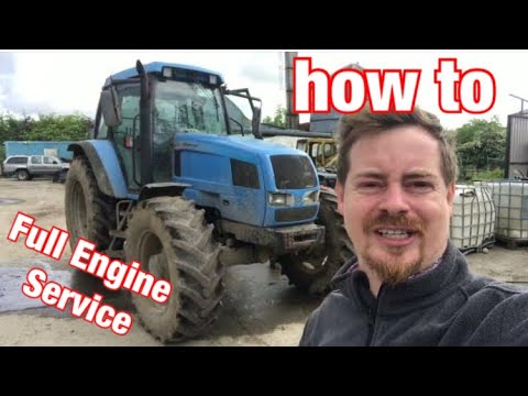 Landini tractor - engine service [changing all the filters ] - YouTube