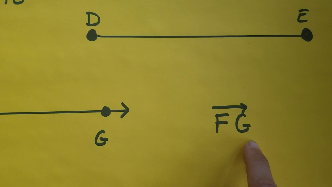 Lines Rays angles - YouTube