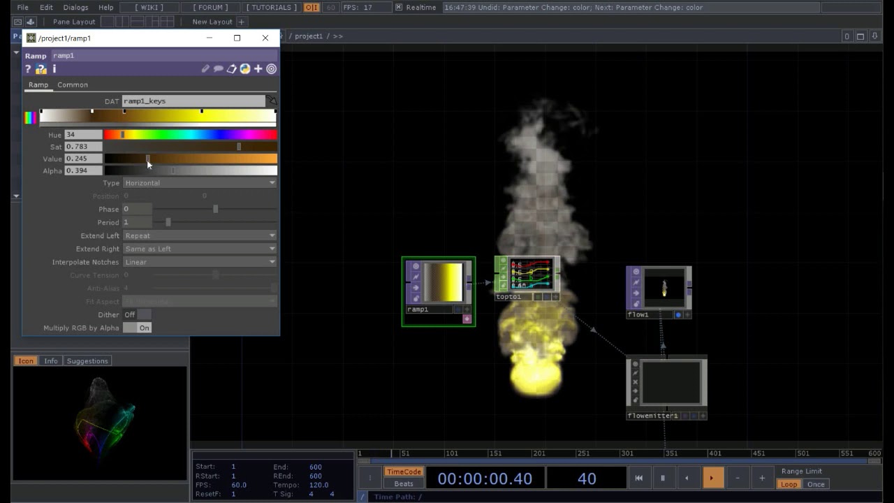 Touchdesigner - Tutorial - Flow emitter - ITA - Esplosione - YouTube