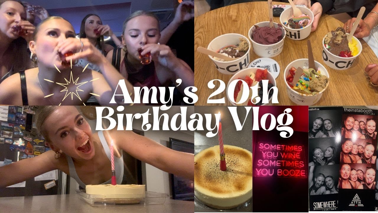 AMY TURNS 20!!!!! birthday weekend vlog 🎂🎂 - YouTube