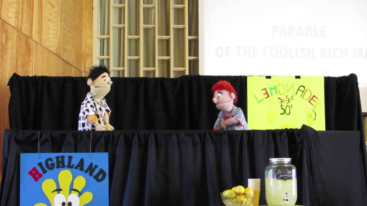 Parable Of The Foolish Rich Man - Christian Puppet Skit | Highland ...