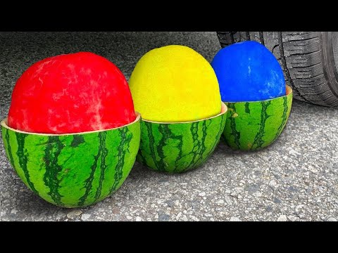 Crushing Crunchy & Soft Things vs Car | Running Over Stuff With Car ...