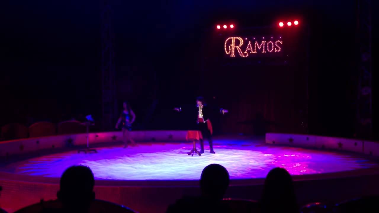 George Rico doing his magic show @ Ramos bros circus in Norwalk Ca ...