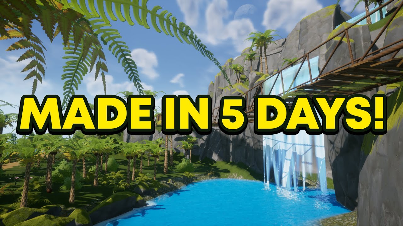 Building a Tropical Paradise in a Brand New Game Dev Platform! - YouTube