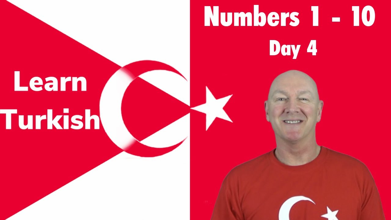 Learn Turkish Fast | Numbers 1 - 10 in Turkish | Turkish Lessons Day 4 ...