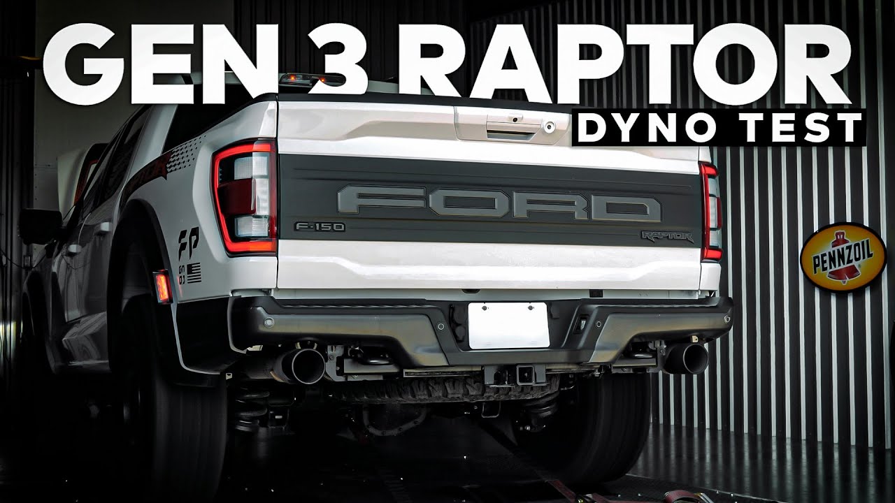 2021 Ford Raptor Chassis Dyno Testing! [Bone Stock] - YouTube