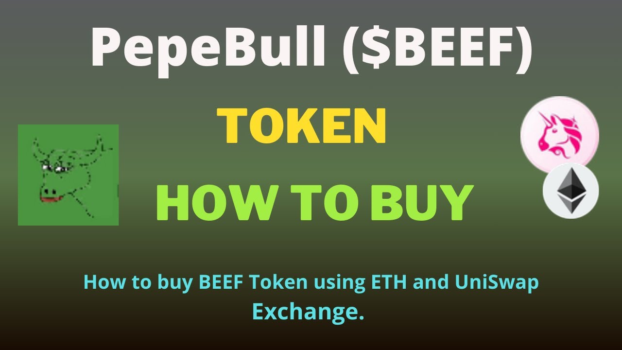 How to Buy PepeBull (BEEF) Token Using Uniswap Exchange on Trust Wallet - YouTube
