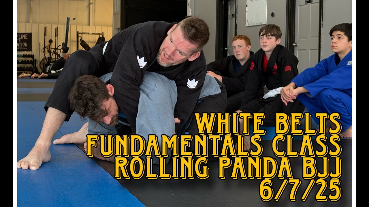 White Belt Fundamentals Class. Rolling Panda BJJ. 6/7/205 - YouTube
