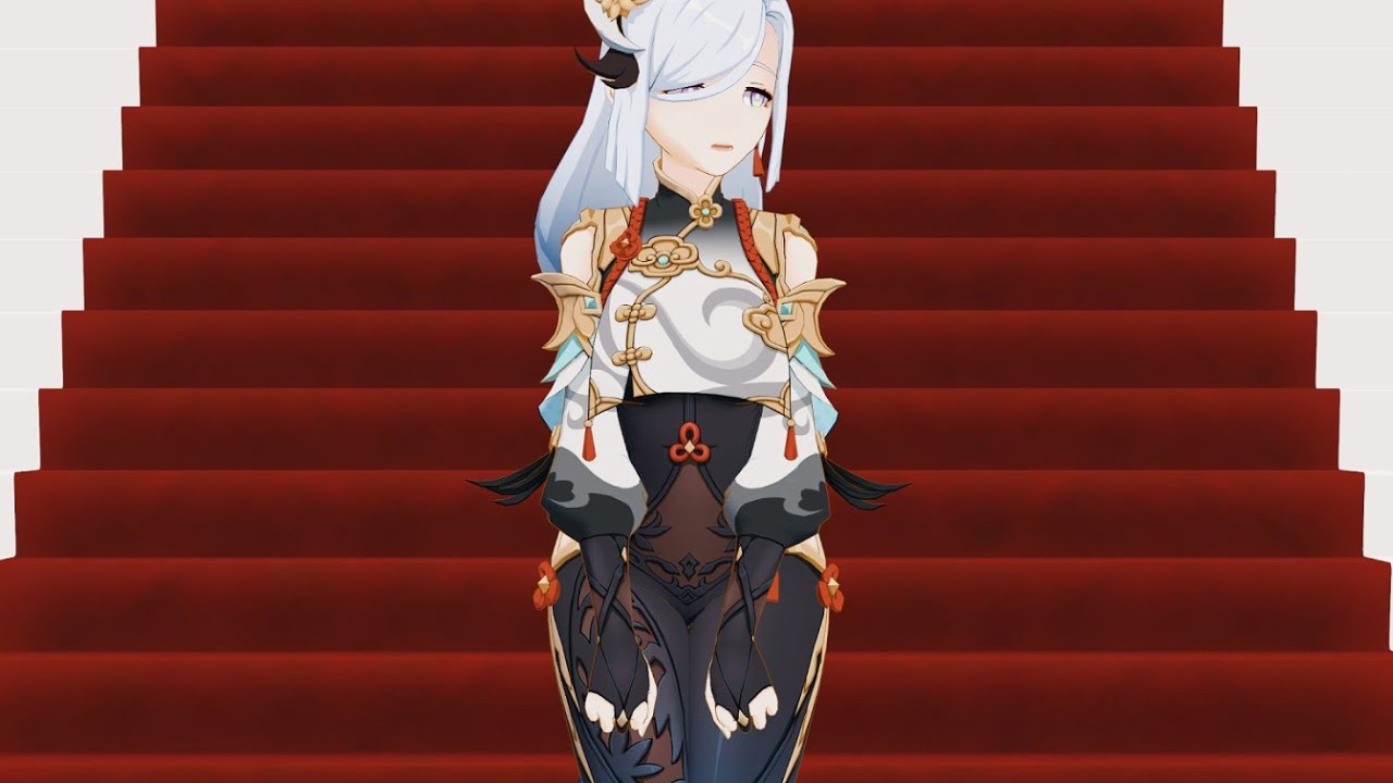 Shenhe Ahegao Genshin Impact Mmd Youtube
