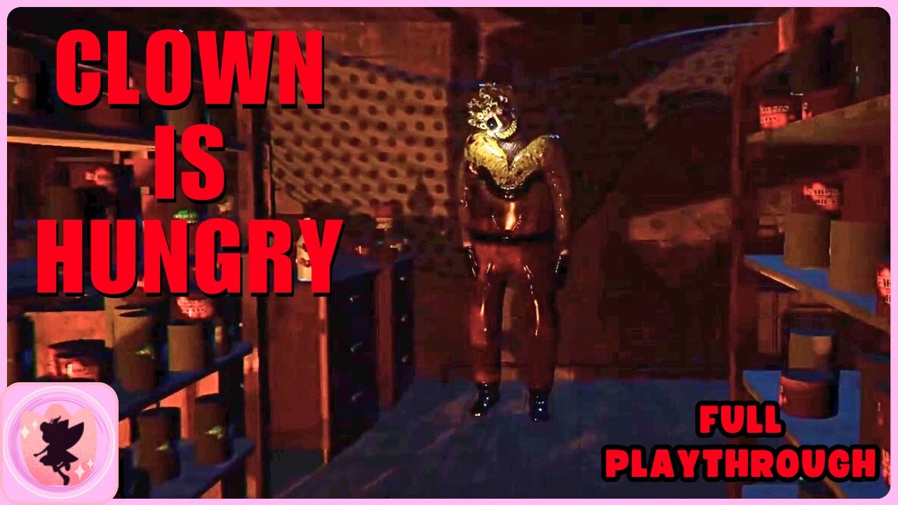 CLOWN IS HUNGRY - Indie Horror Game - Full Playthrough - (No Commentary) - YouTube