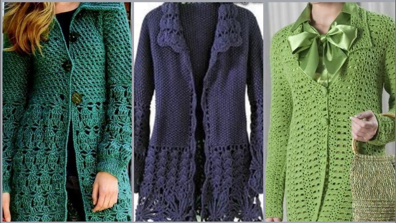 good looking and outstanding crochet handmade designer cardigans ...