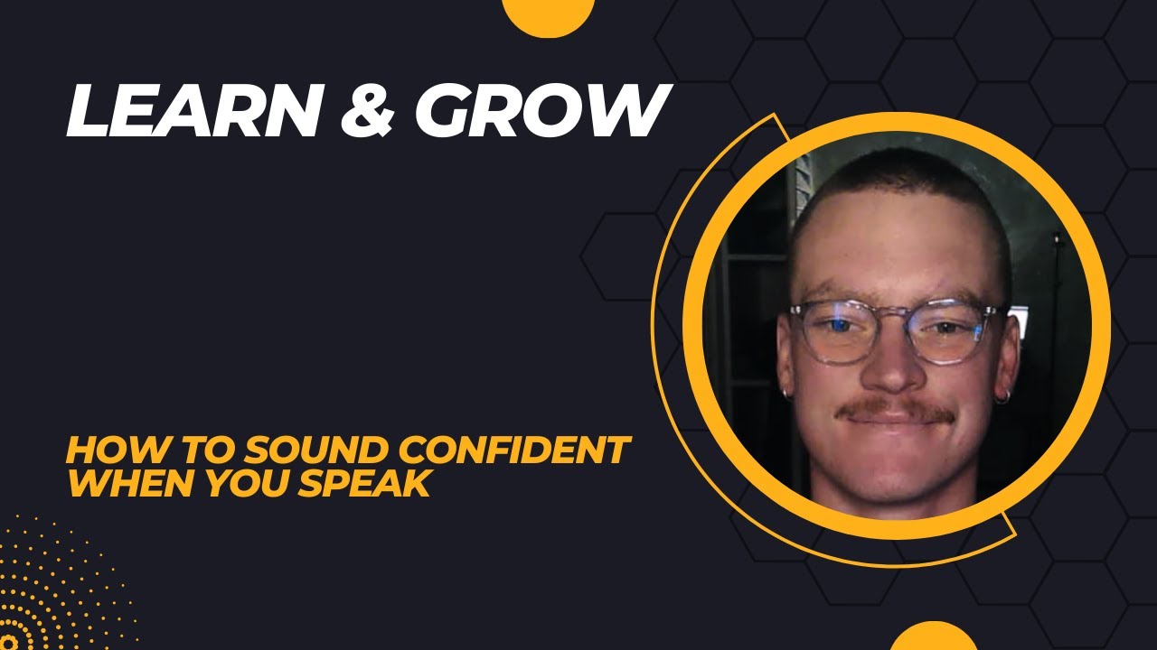 How to sound CONFIDENT when you speak - YouTube
