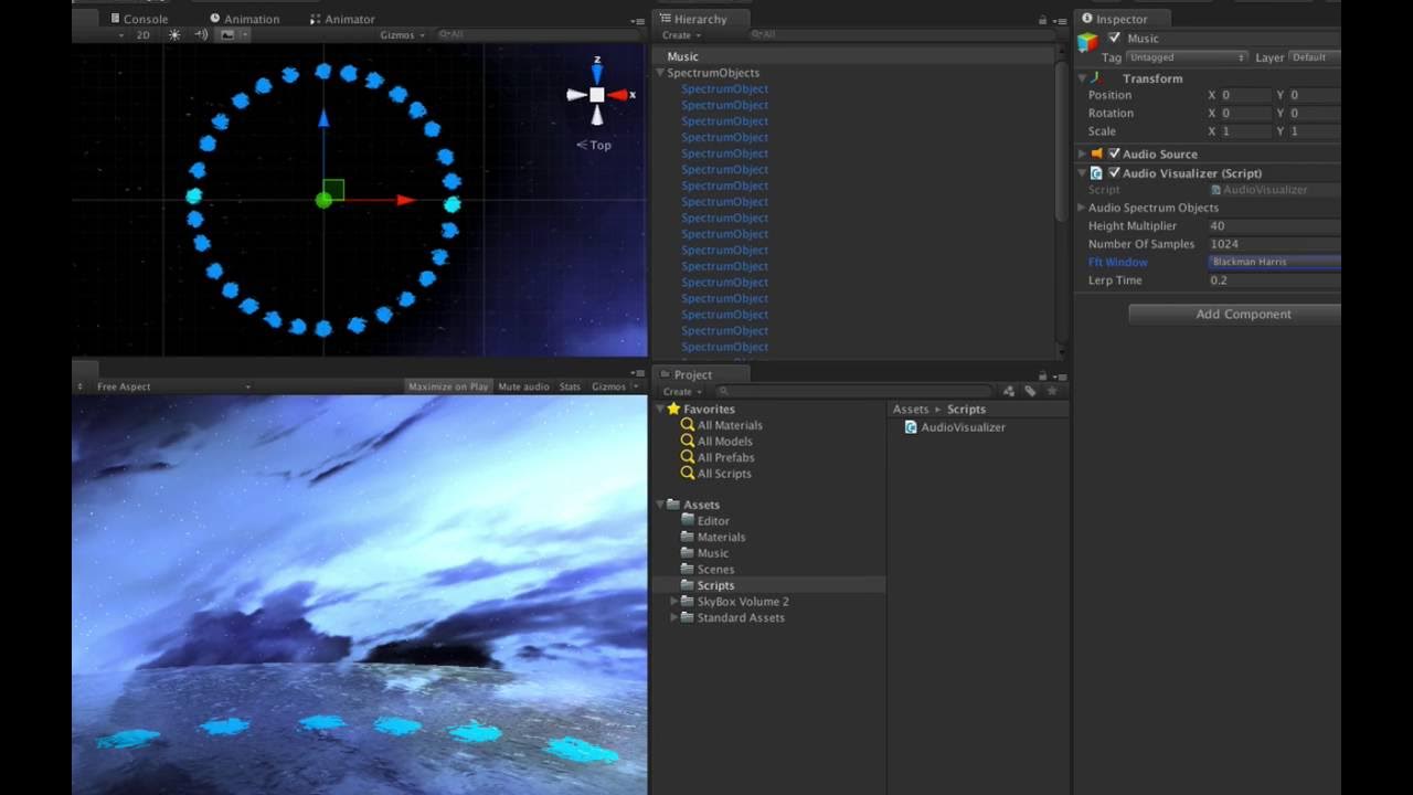 My Little Unity: Episode 01 - Creating an Audio Visualizer - YouTube