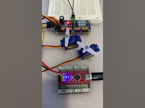PCA9685 Servo Driver with Seeeduino Nano (Arduino Compatible) #shorts ...
