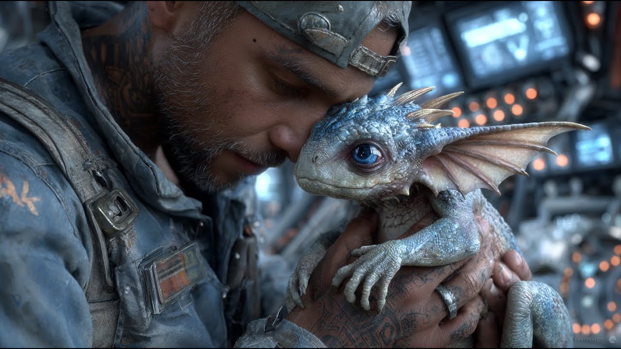 Baby Alien Dragon Thinks Human Mechanic Is Its 'Father' — And It's ...