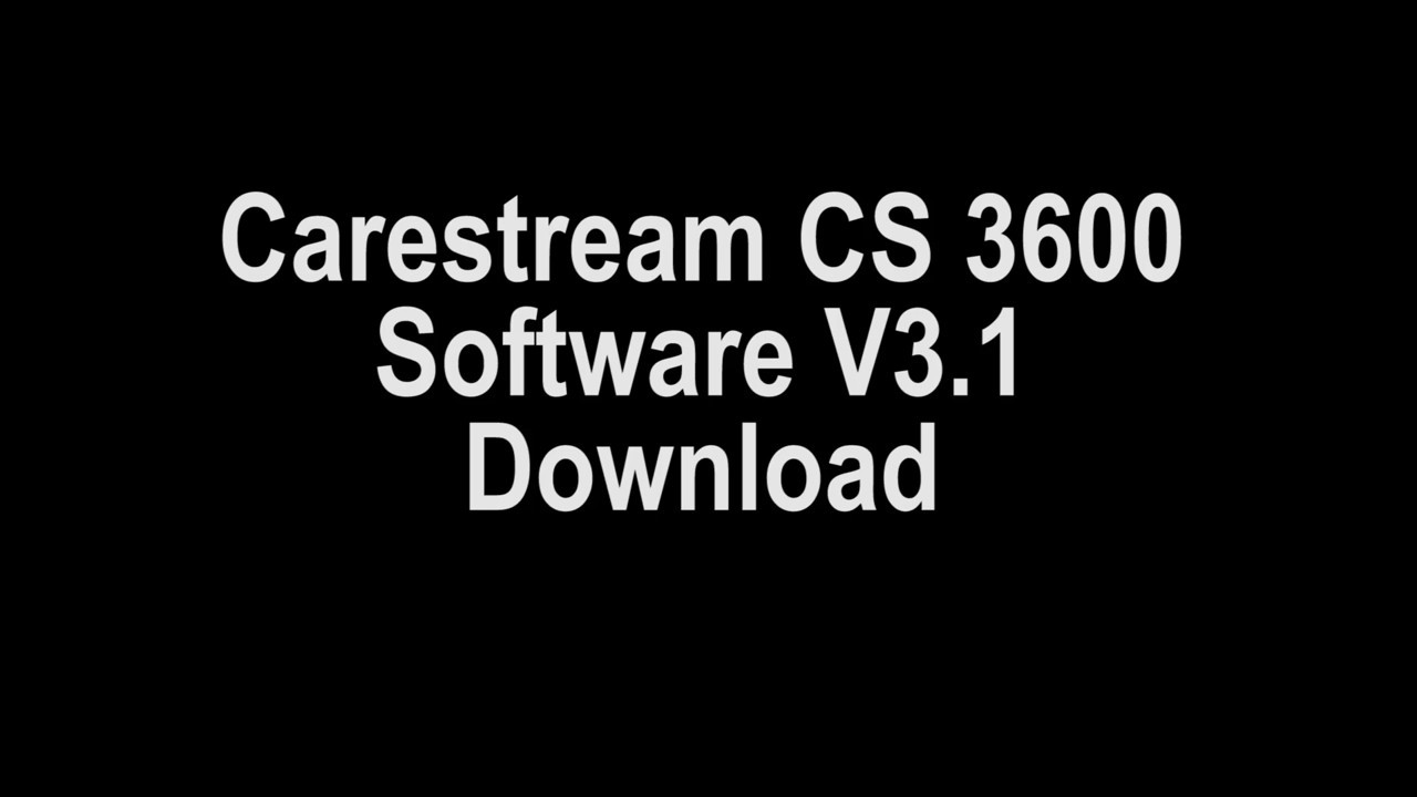 @CarestreamDental #CS3600 V3 1 download DTU srl reserved section # ...