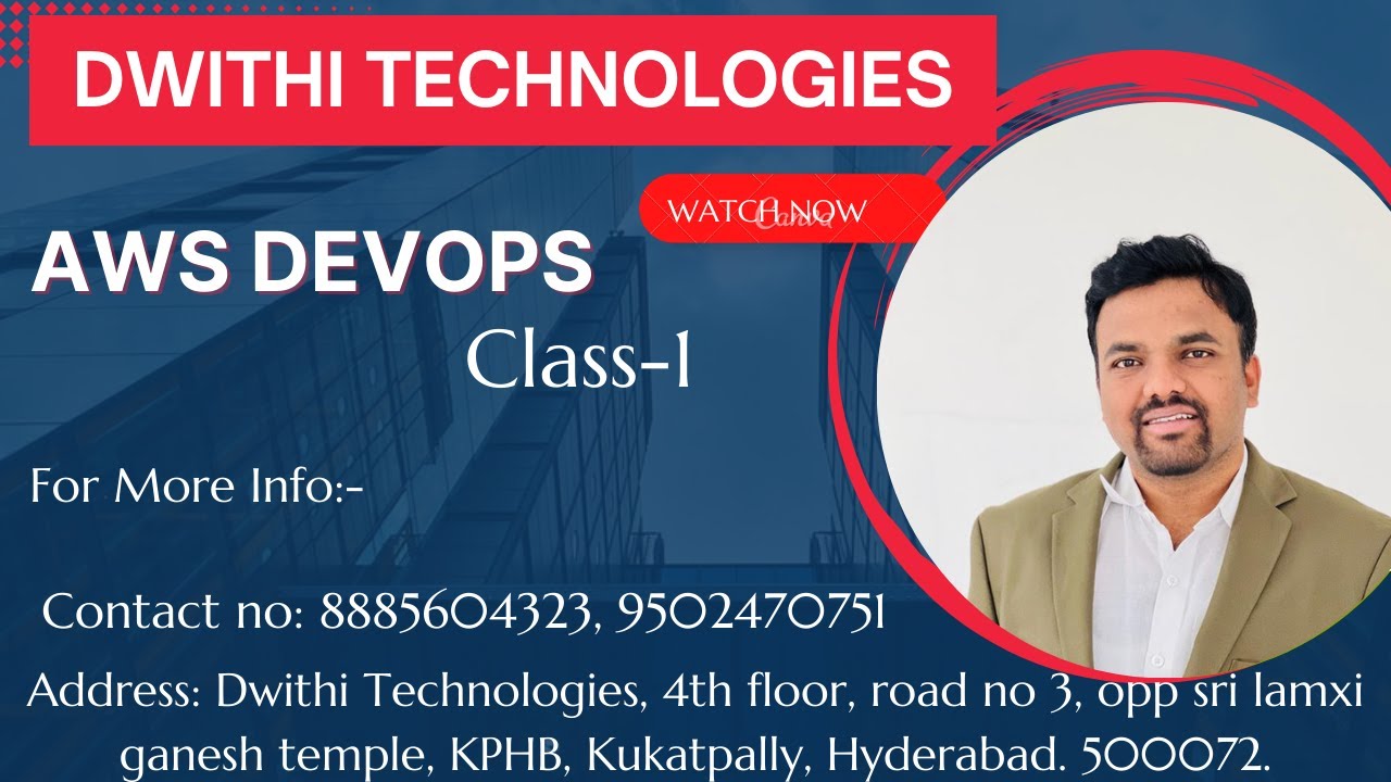 Dwithi Technologies AWS DevOps Class 1 - YouTube