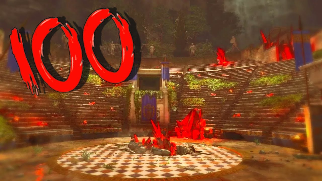 Round 100 on EVERY COD Zombies map | Map 50/58 - BO4 Ancient Evil - YouTube