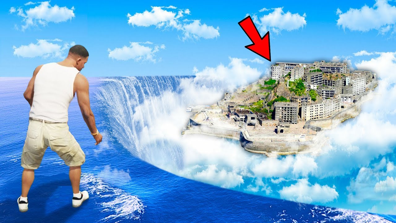 I Went To The EDGE OF THE MAP In GTA 5 - look what i found - YouTube