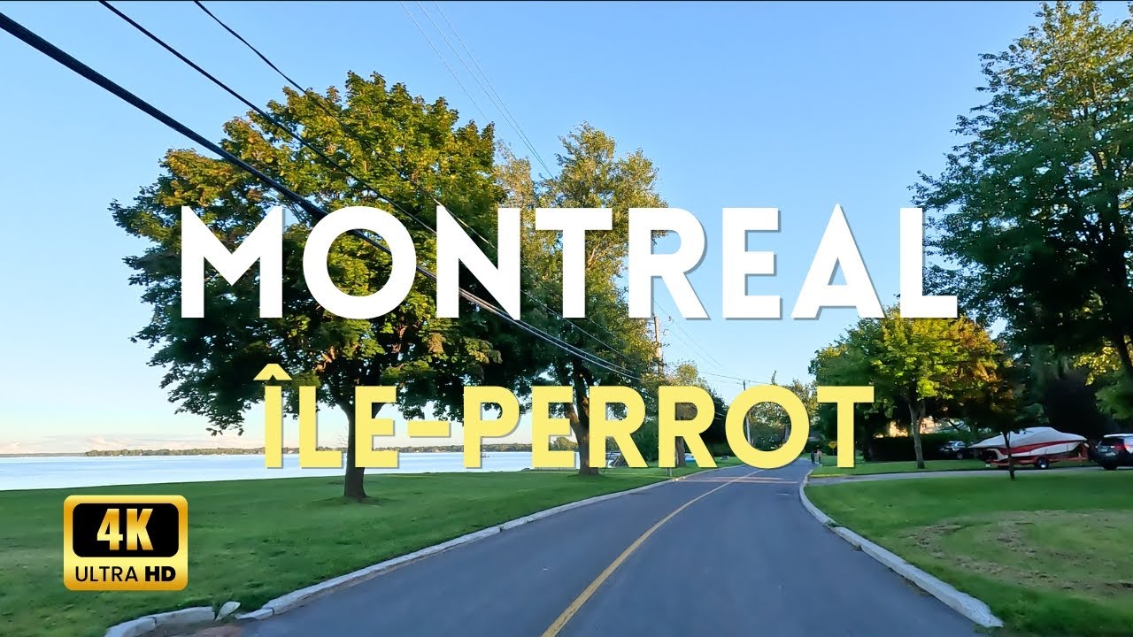 Montreal Island (4K UHD) - Île-Perrot Driving Tour - Stunning Beautiful ...