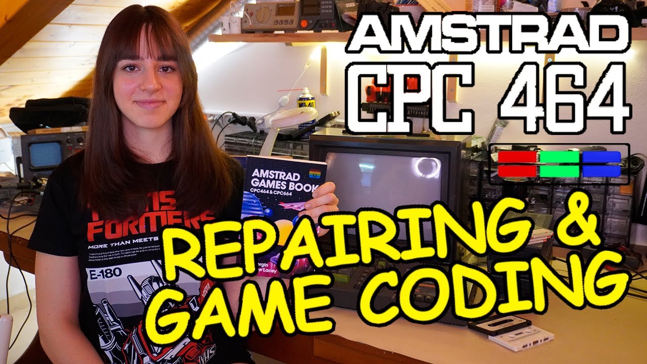 Fixing the Amstrad CPC 464 cassette player and Coding - YouTube