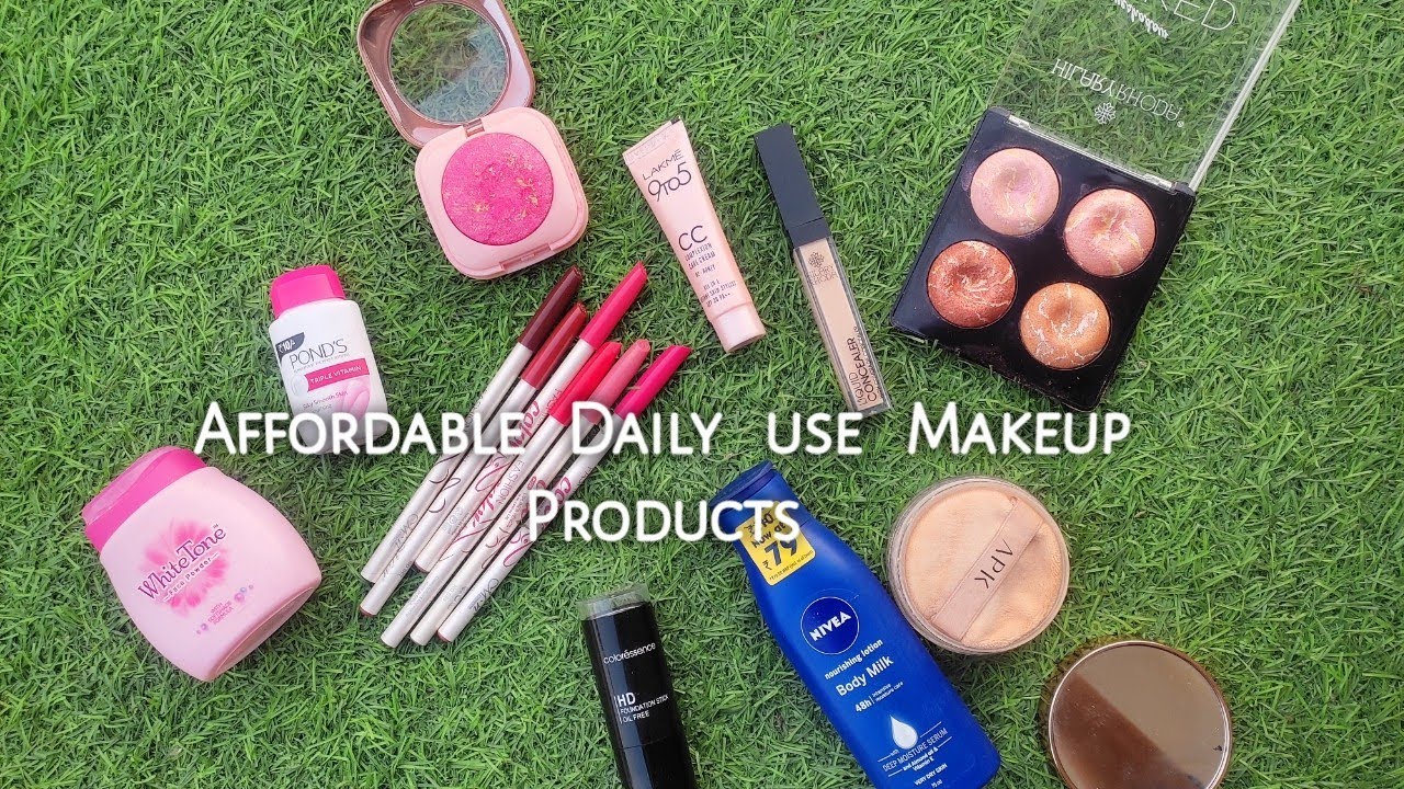Affordable Daily Use makeup Products....!!!! ️ ️ ️ - YouTube