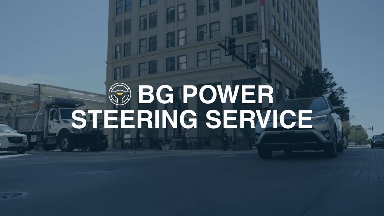 BG Power Steering Service – Point-of-Sale - YouTube