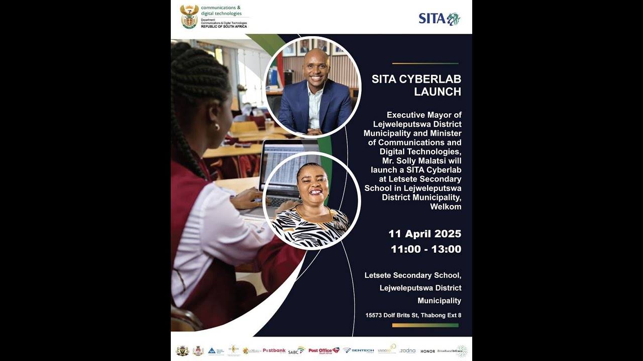 DCDT & SITA CyberLab Launch 2025 (Welkom Edition) - YouTube