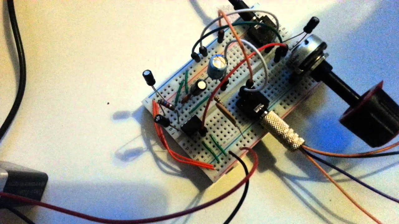 AUDIO AMPLIFIER 1 W with LM 386 - YouTube