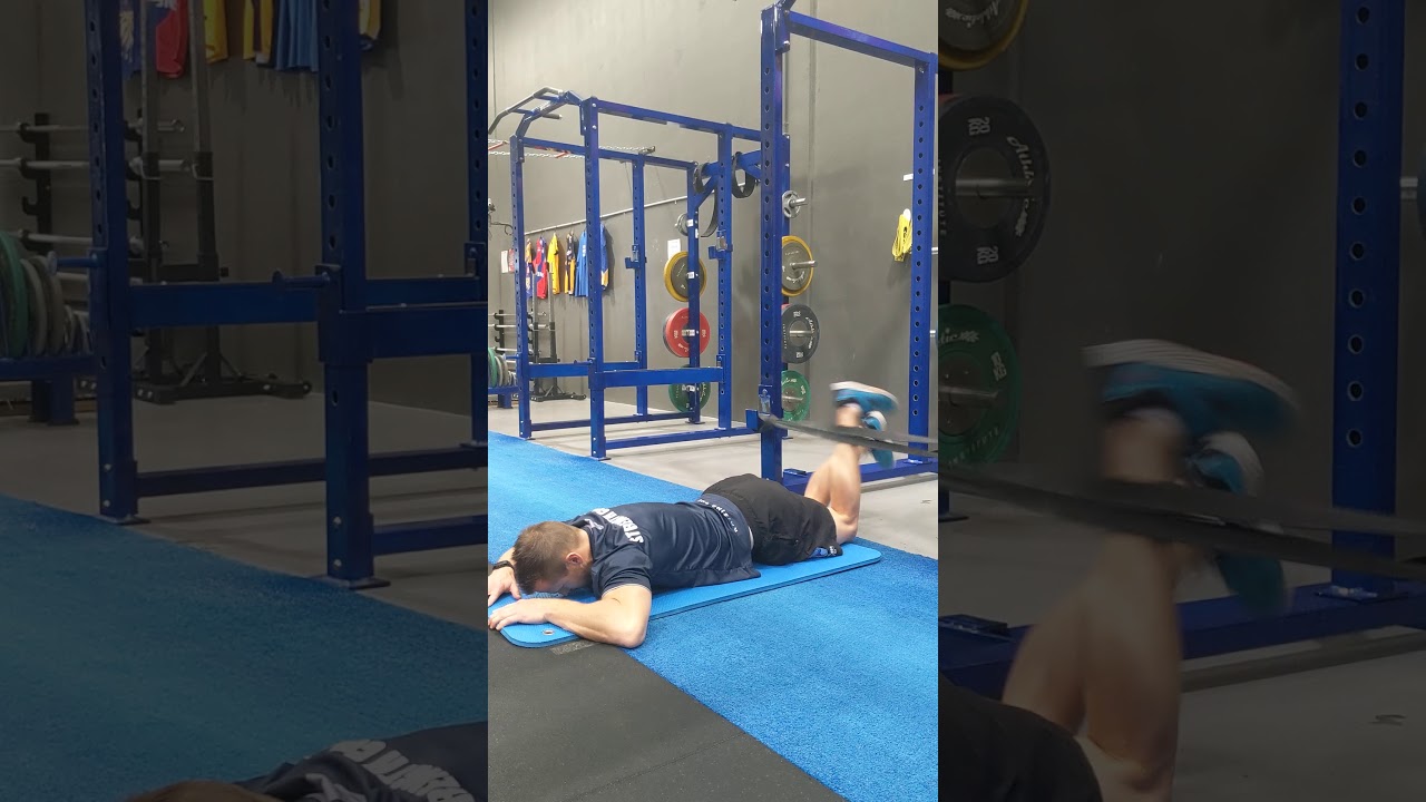 Prone Hamstring Tantrums - YouTube