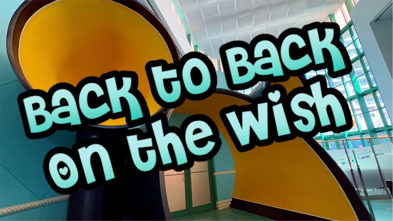 The Back to Back Process on the Disney Wish - YouTube