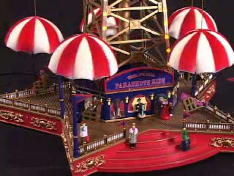 Mr. Christmas Worlds Fair Parachute Ride™ from RitzyDecor.com - YouTube