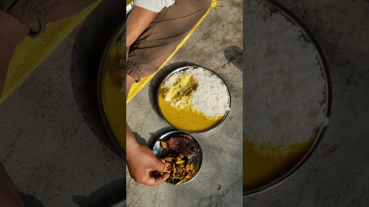 #housewife Ruby daily lifestyle lunch blog #baigan bhaja recipe #YouTube short - YouTube