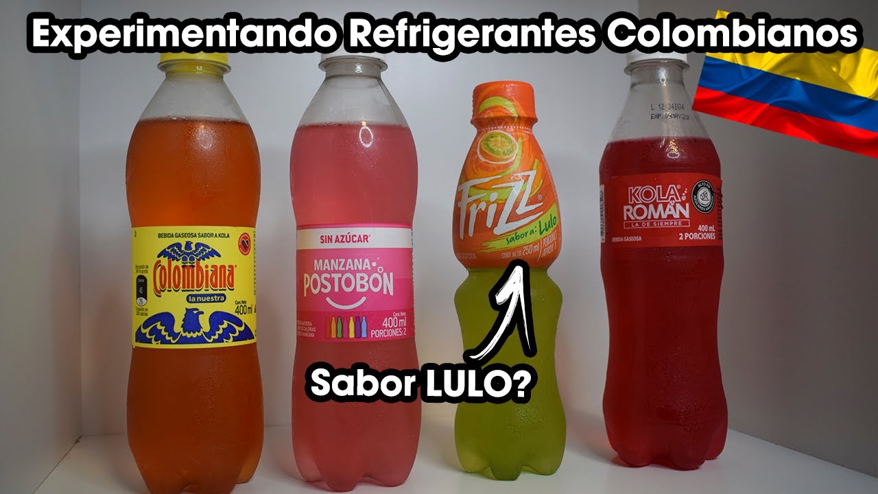 PROVANDO REFRIGERANTES COLOMBIANOS 🇨🇴 | VOCÊ CONHECE O SABOR "LULO ...