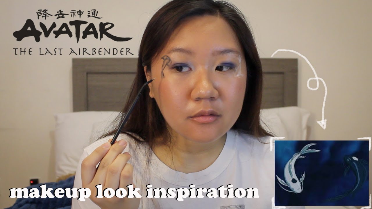 Creating a makeup look inspired by the ocean & moon spirit from atla ...