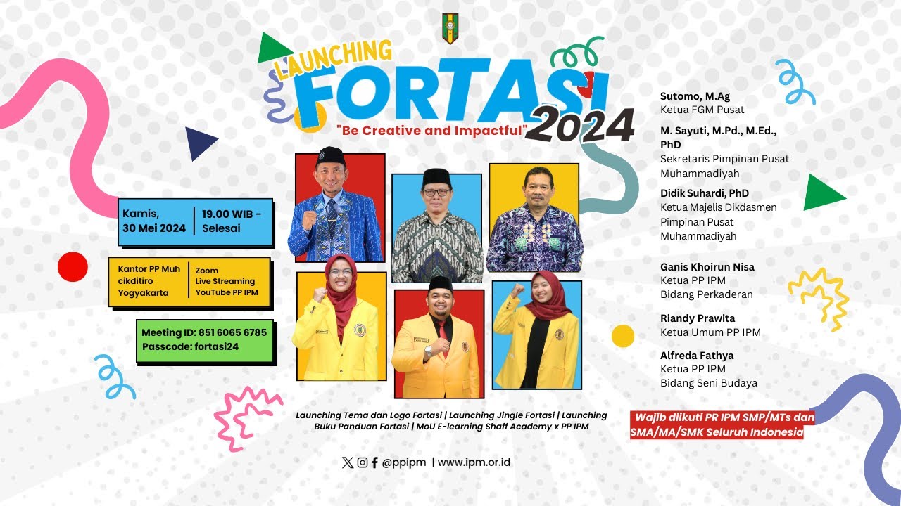 [LIVE] LAUNCHING FORTASI 2024 "Be Creative and Impactful" - YouTube
