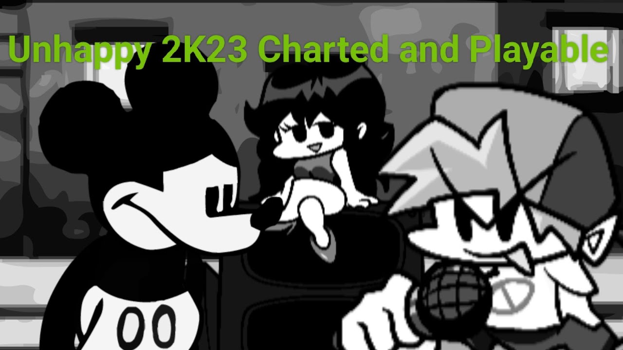 Friday Night Funkin - Unhappy 2K23 Charted And Playable [FNF Mod] - YouTube