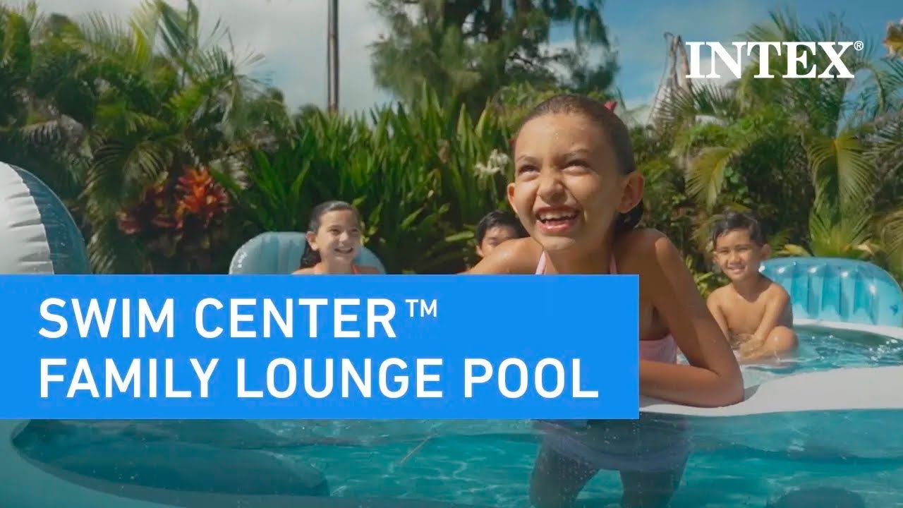 Piscina hinchable Swim Center™ Family Lounge Pool | INTEX - YouTube