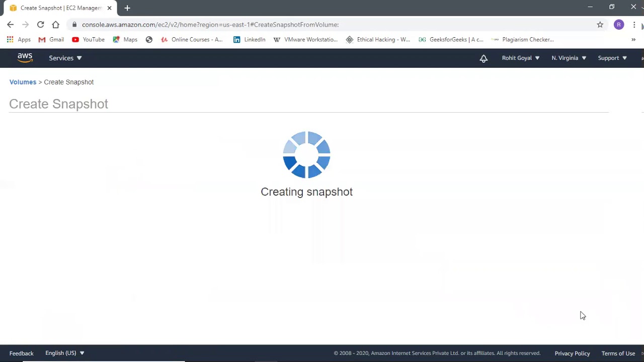 How to create snapshot of an server? - YouTube