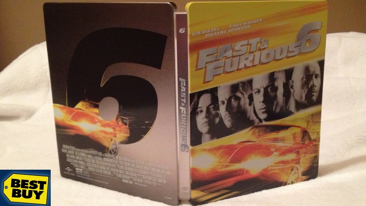 Fast & Furious 6 SteelBook Best Buy Exclusive Blu-ray Unboxing - (2013 ...