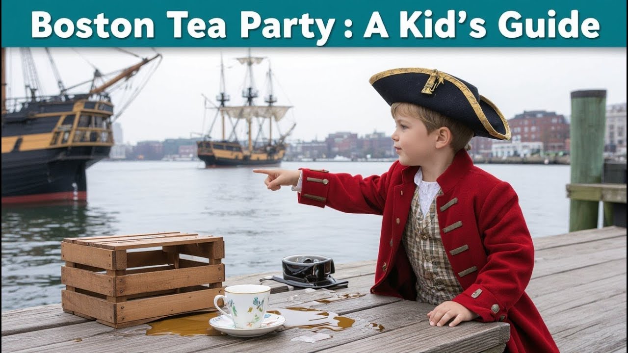What Really Happened? 🤔 The Boston Tea Party Explained for Kids! 🇺🇸🎩 ...