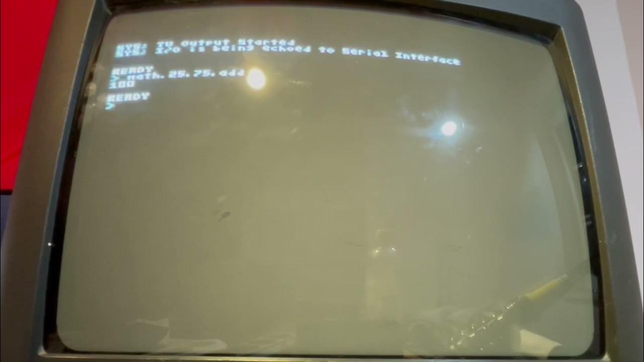 Arduino Terminal attached to CRT with working I/O ⁄ CRTs n' stuff - YouTube