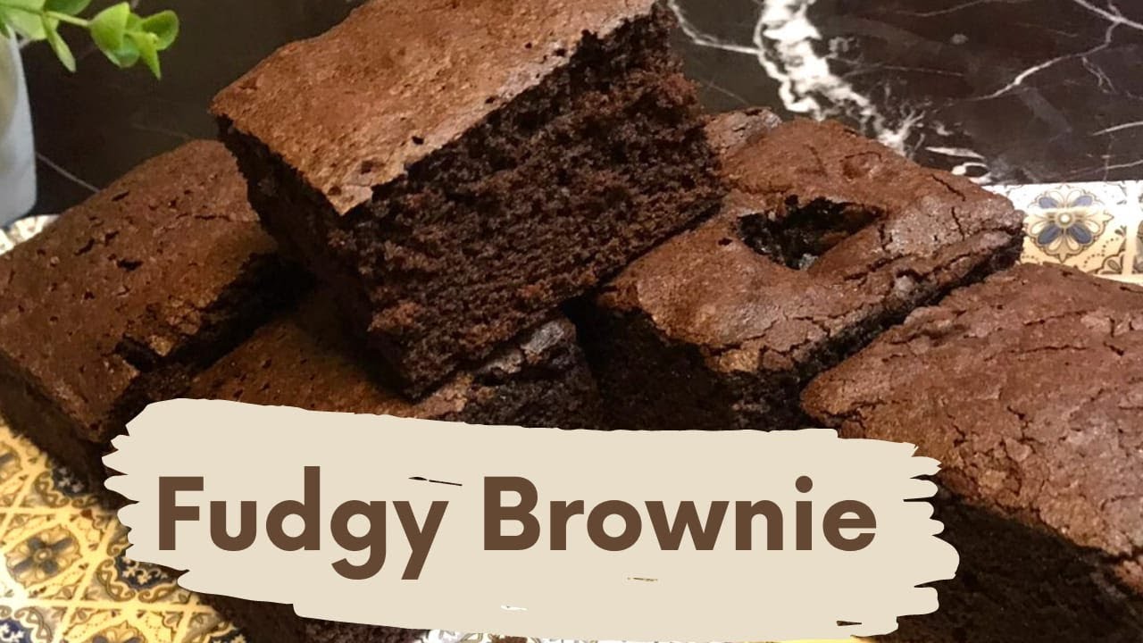 Fudgy Brownies Recipe | Brownie Recipes | Batool Food Diaries - YouTube