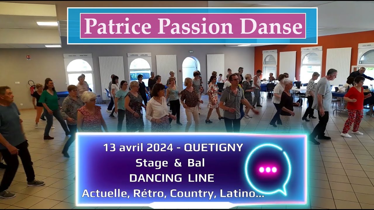 Dancing Line (Line Dance) Patrice Passion Danse - YouTube