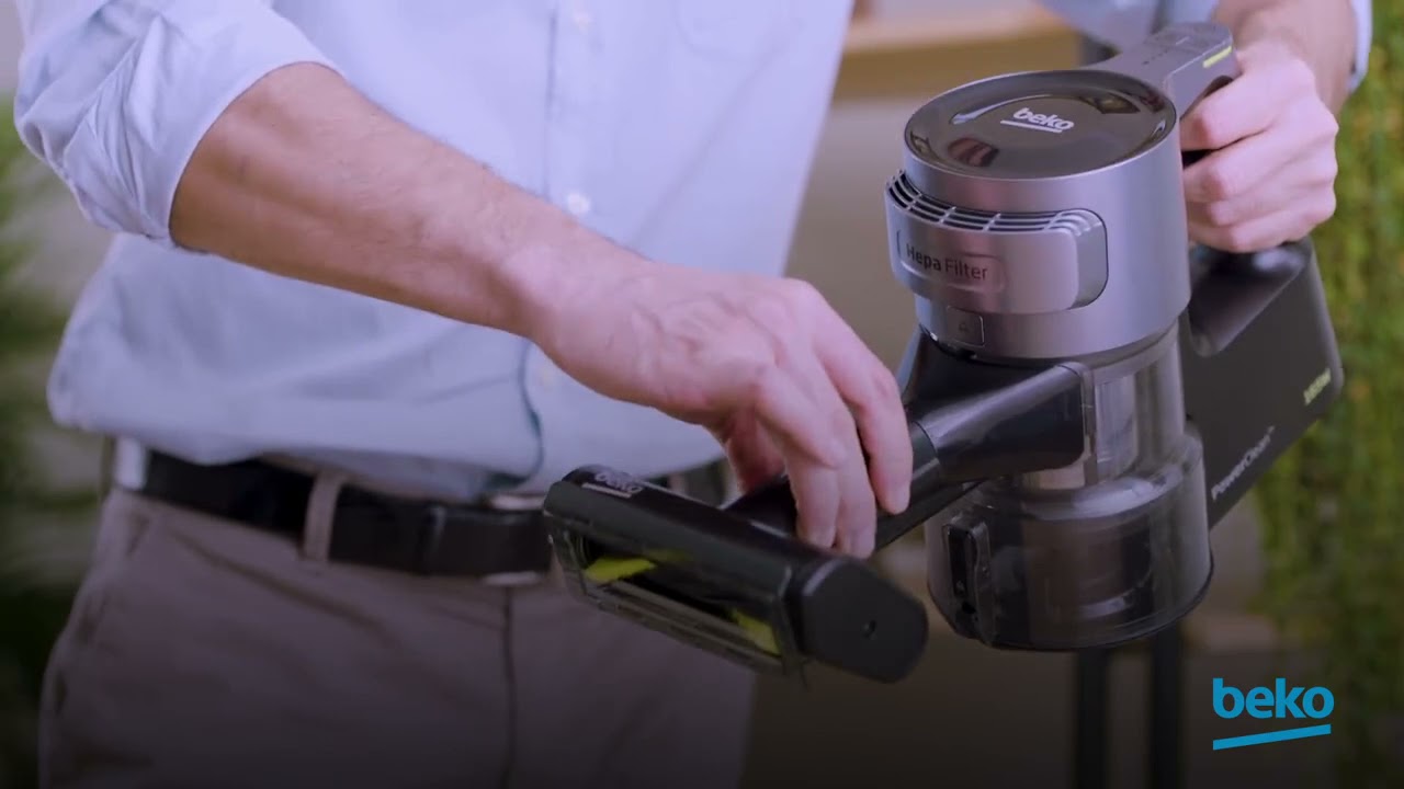 How to use Beko VRT94929VI PowerStick cordless vacuum cleaner - YouTube